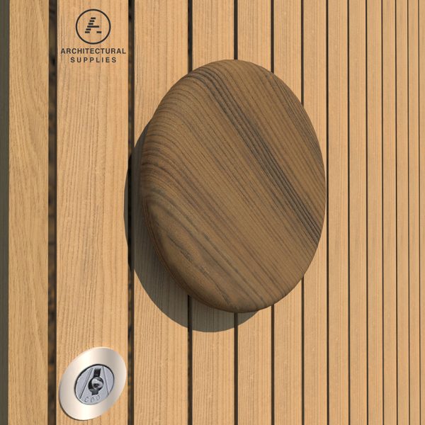 Entrance Door Handle Round - Soft Edge - Architectural Supplies